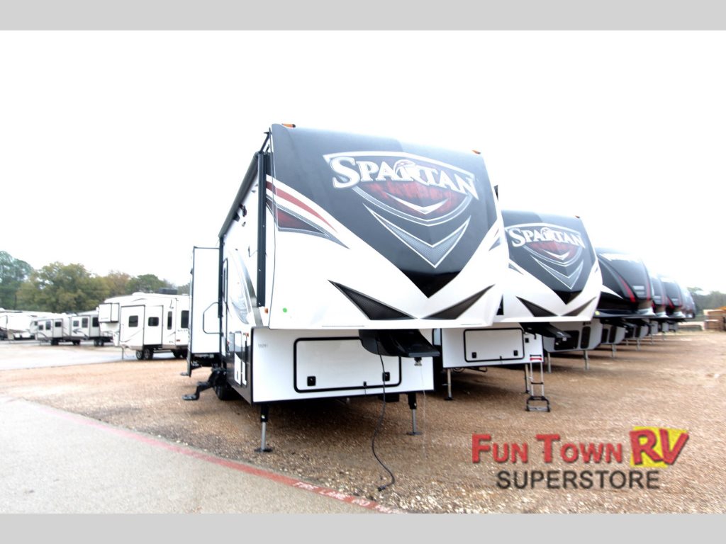 A Toy Hauler for The Whole Family: The Spartan - Fun Town RV Blog